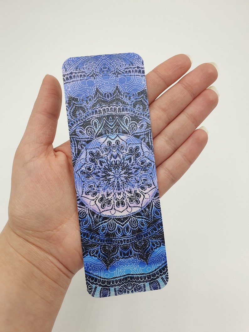 COLORFUL MANDALA BOOKMARKS - Handmade - Set of 2 - Ethnic Hippie ...