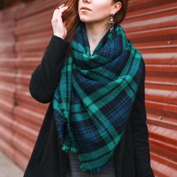 Tartan Plaid Scarf - Etsy