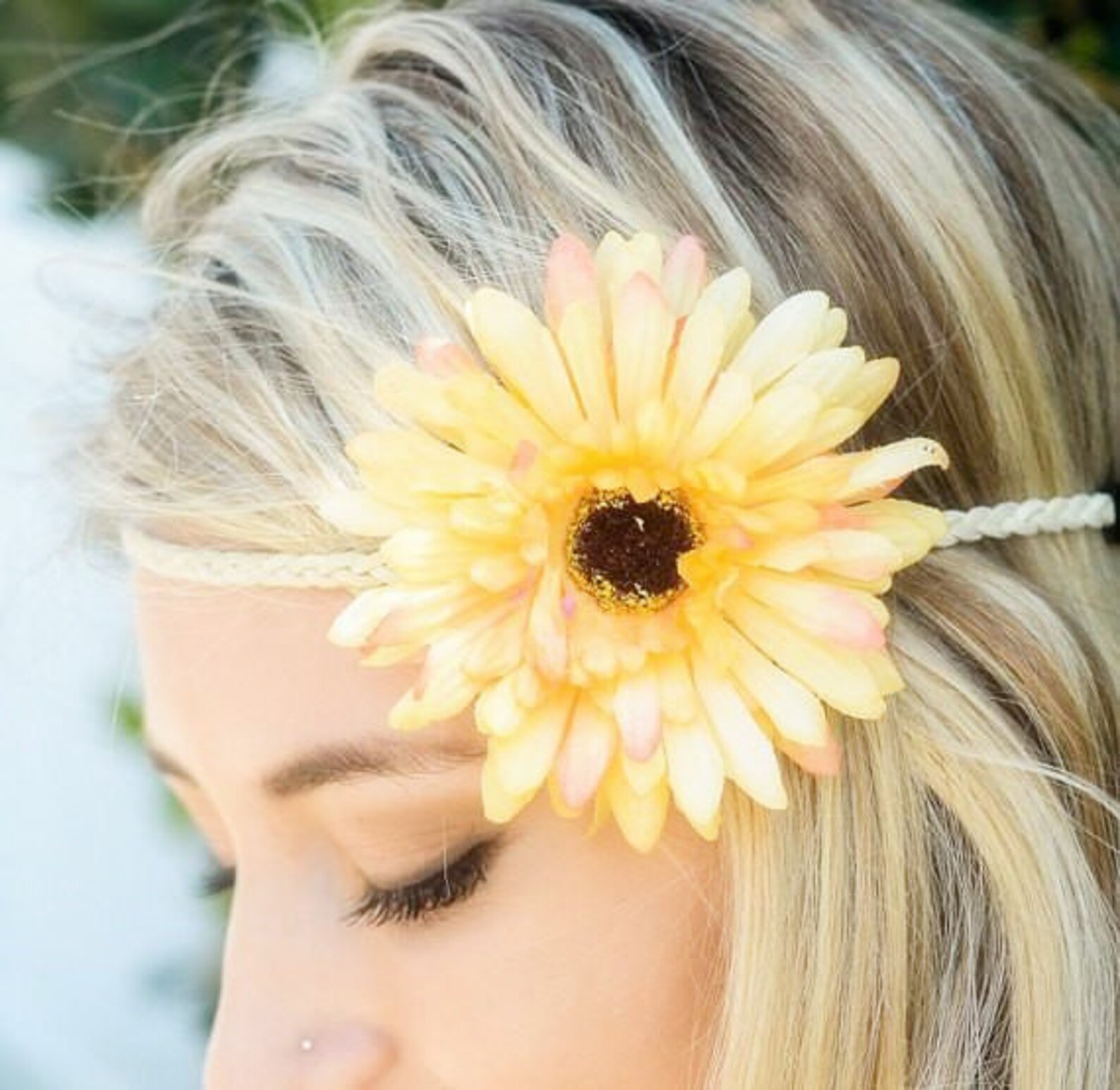 Orange Daisy Crown Daisy Flower Crown Daisy Halo Festival | Etsy