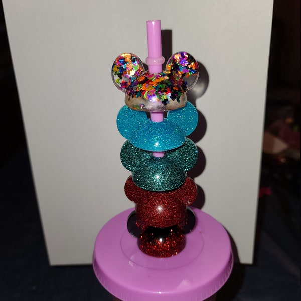 Mickey Mouse Straw Topper - Etsy