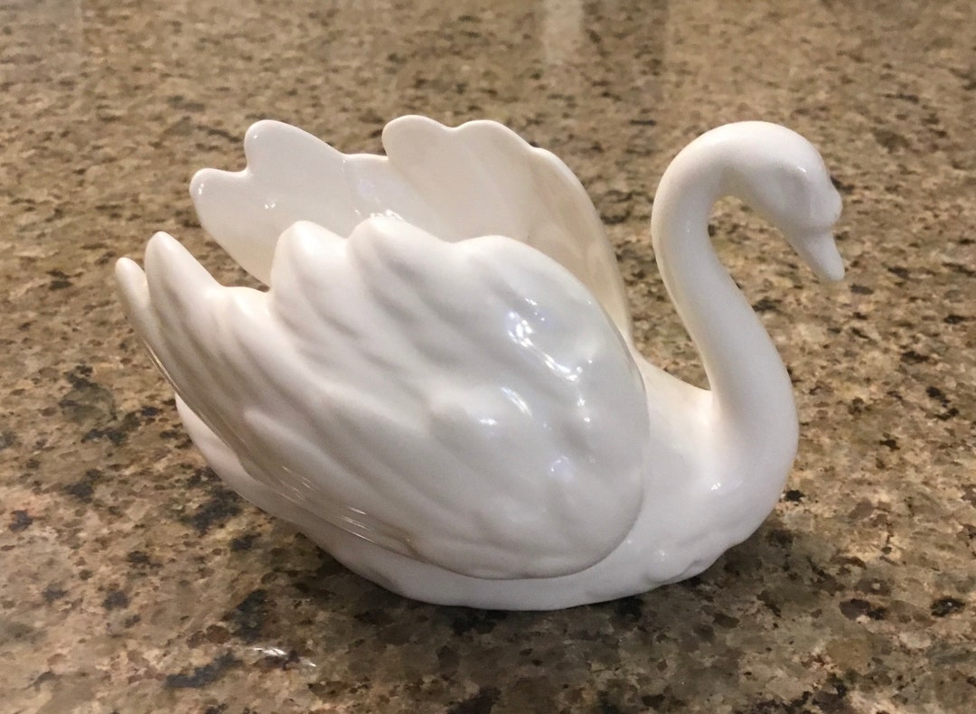 Goebel Swan Candle Holder - Porcelain - Made in West Germany - 1960’s ...