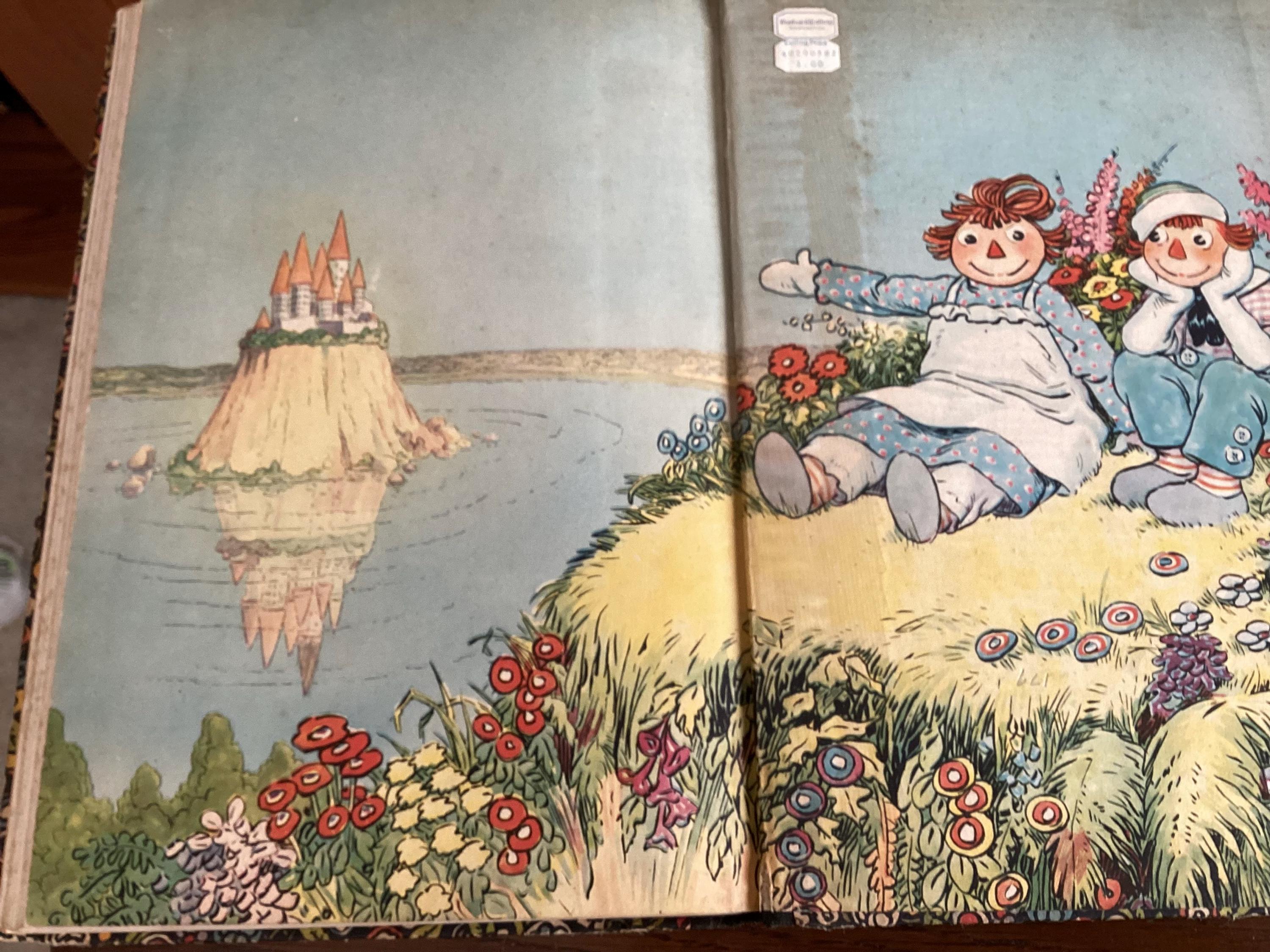 Antique 1924 Hardcover “raggedy Ann and Andy and the Camel With the ...