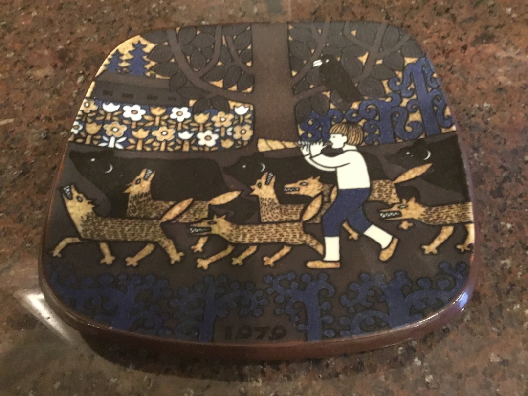 Vintage Arabia Finland 1979 Plate Collectable Finnish Plate Designed by ...