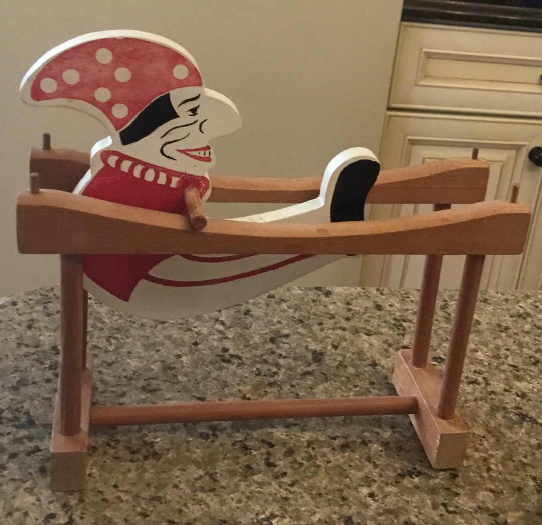 Scandinavian Art Toy - Handmade Wooden Toy - Jester Clown - Acrobatic ...