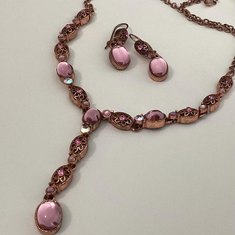 Avon Nina Ricci Necklace and Clip Set 2003 Ebay - Etsy Canada
