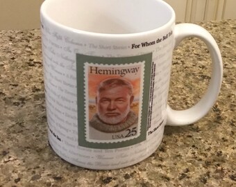 Ernest Hemingway Mug - Etsy