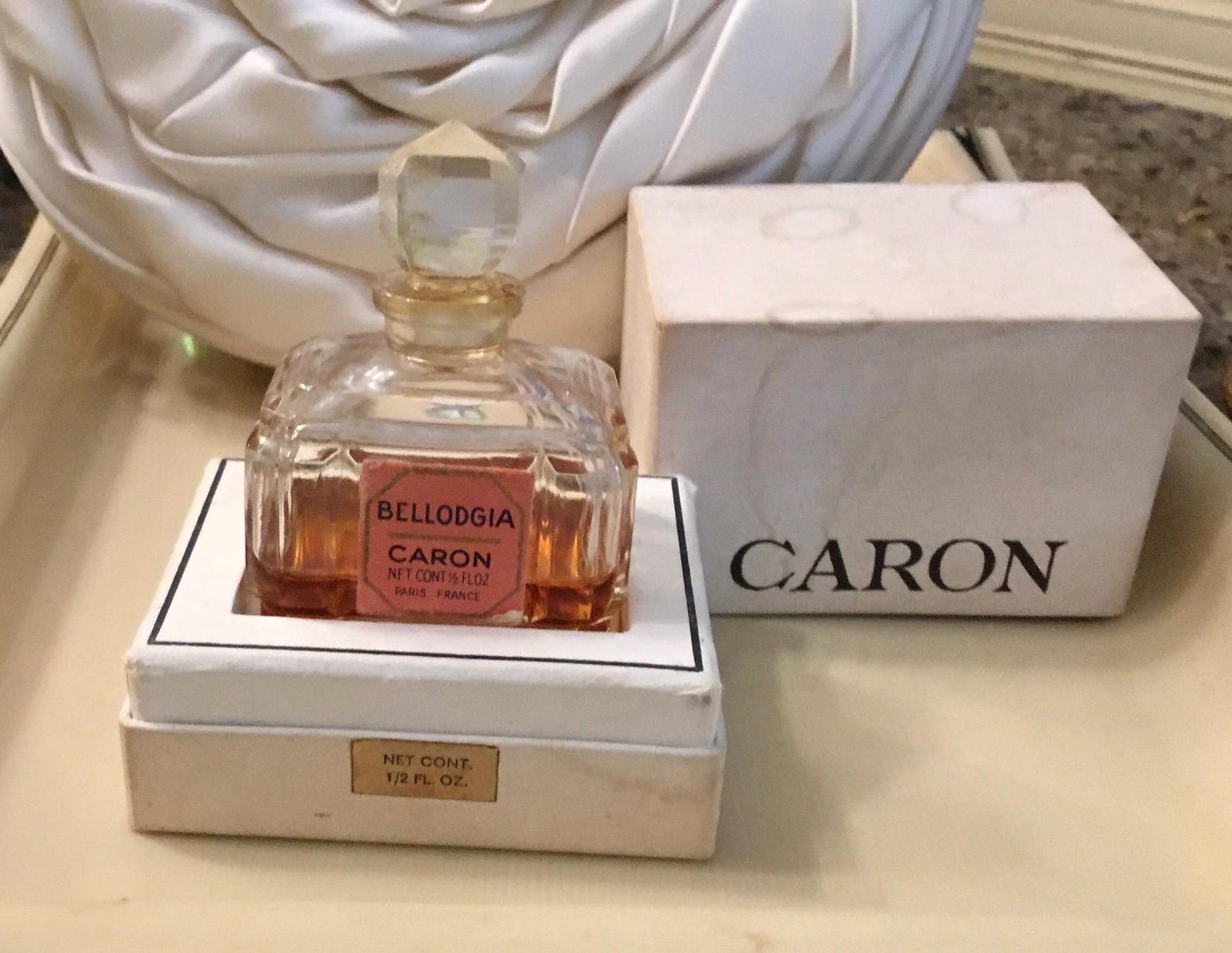 Vintage Bellodgia Caron Pure Parfum Baccarat Crystal Bottle Made in ...