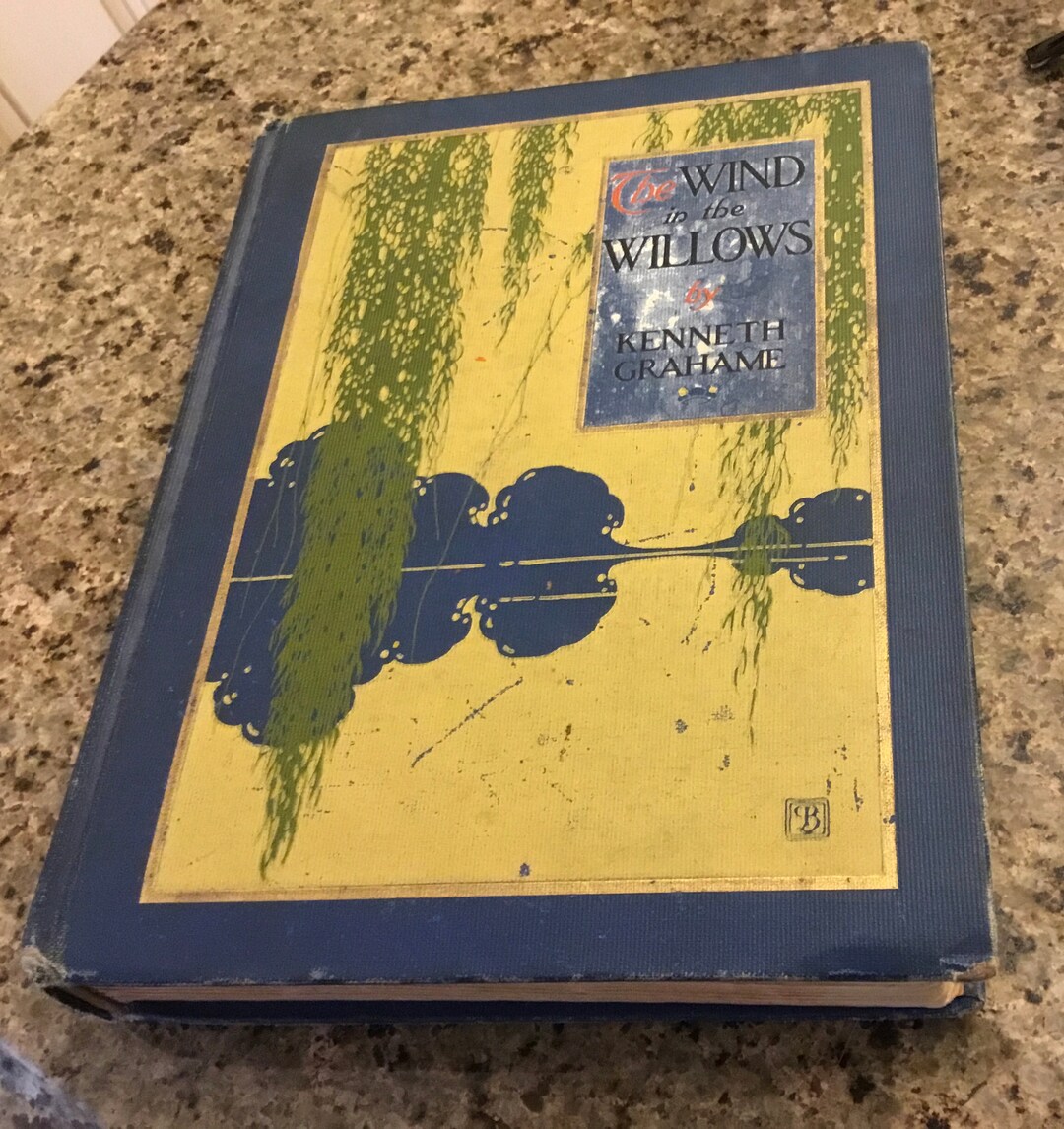 Antique Book - the Wind in the Willows by Kenneth Grahame - Illustrated ...