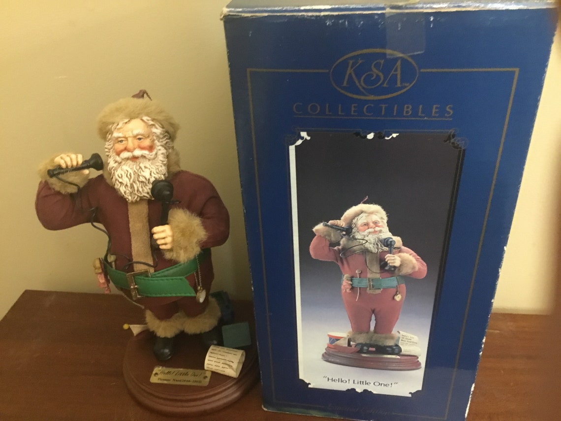 Kurt Adler Fabriche Santa Limited Edition Hello Little | Etsy