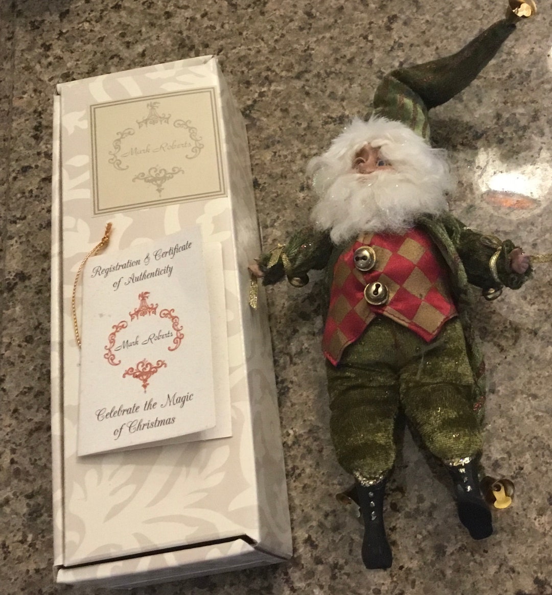 Mark Roberts Fairy GINGERBREAD Elf Ornament Vintage Retired 2002 - Etsy