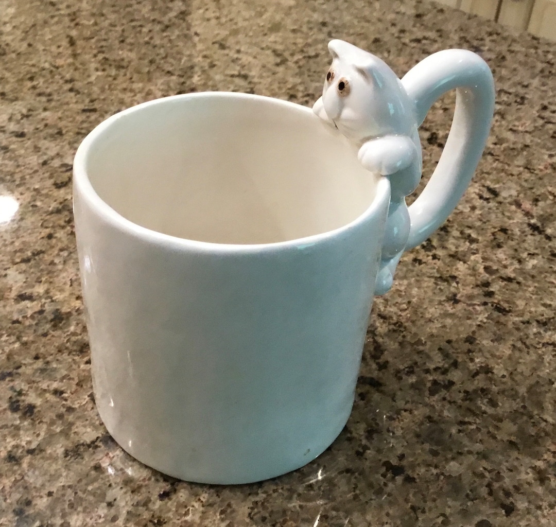 Vintage Catnap Mug - Fitz and Floyd - Cat Lovers Comical Surprise ...