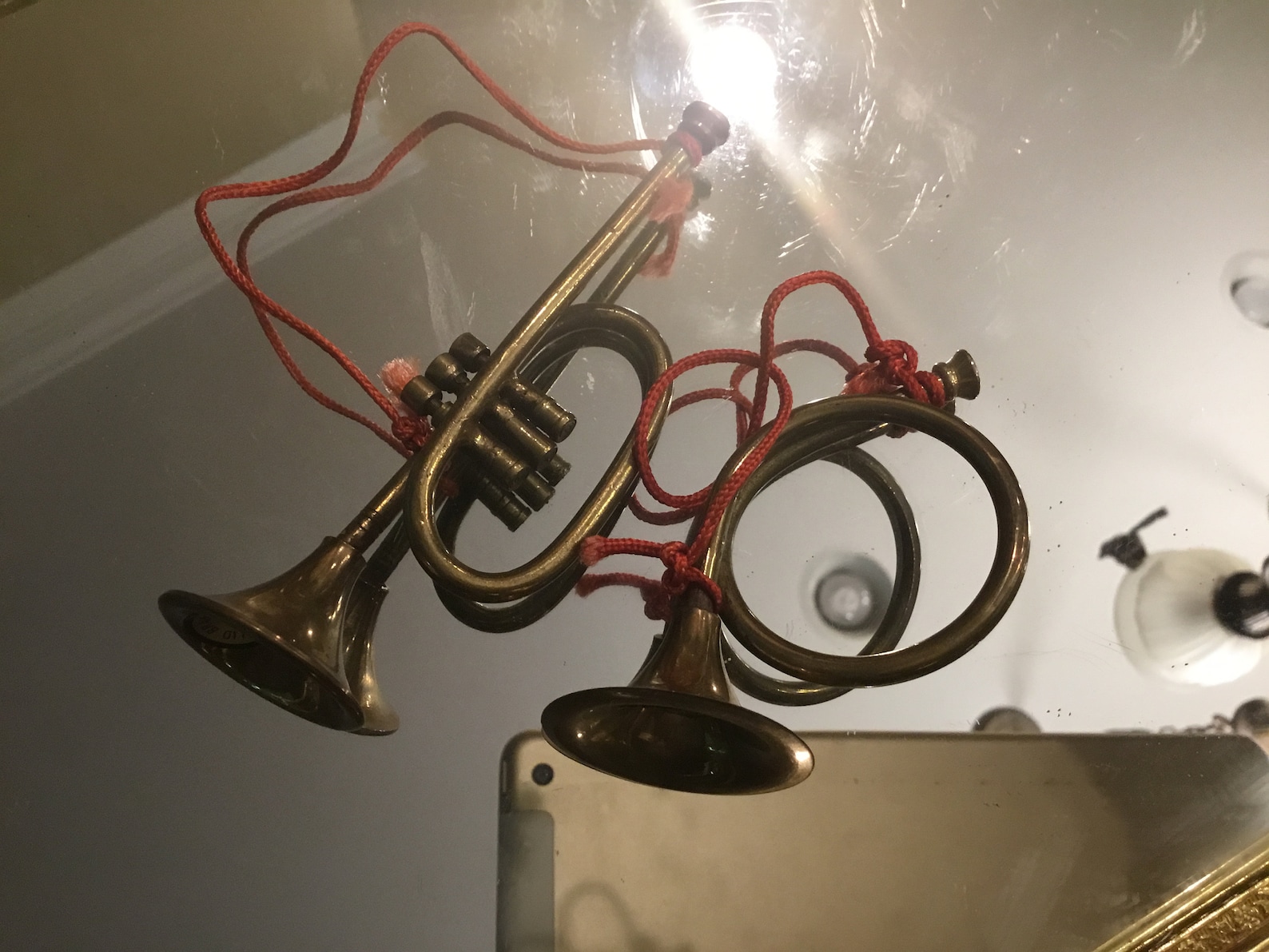 Vintage Solid Brass Christmas Tree Ornaments Trumpet and | Etsy Vintage Solid Brass Christmas Tree Ornaments Trumpet and | Etsy