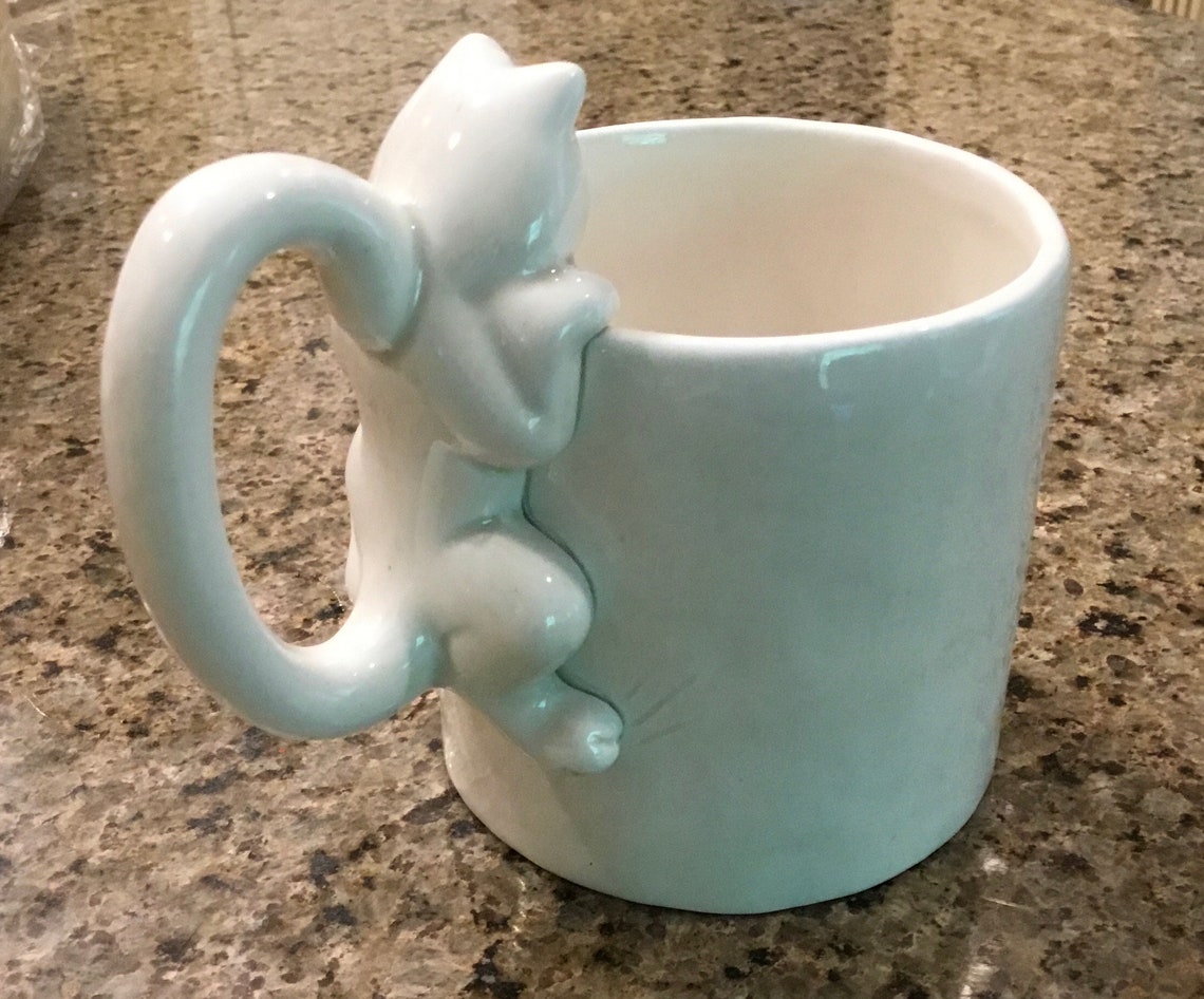 Vintage Catnap Mug - Fitz and Floyd - Cat Lovers Comical Surprise ...