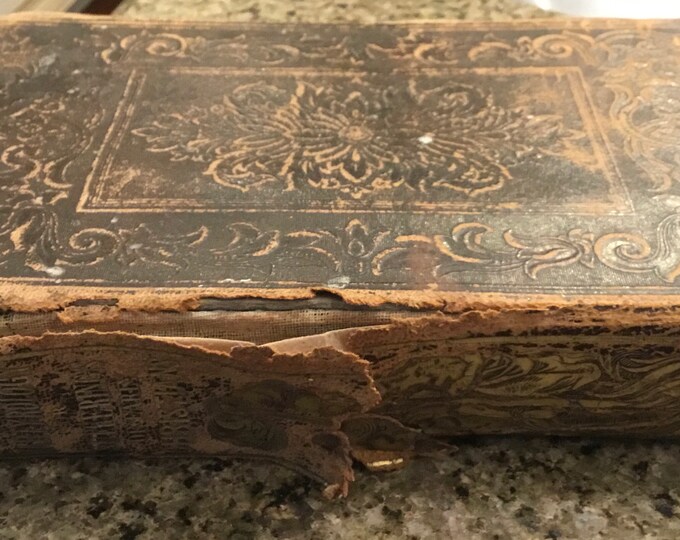Antique Religious Book - the Illustrated Christian Martyrology by ...