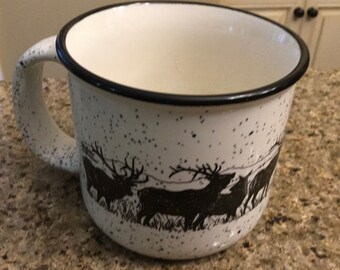 Elk Coffee Mug - Etsy