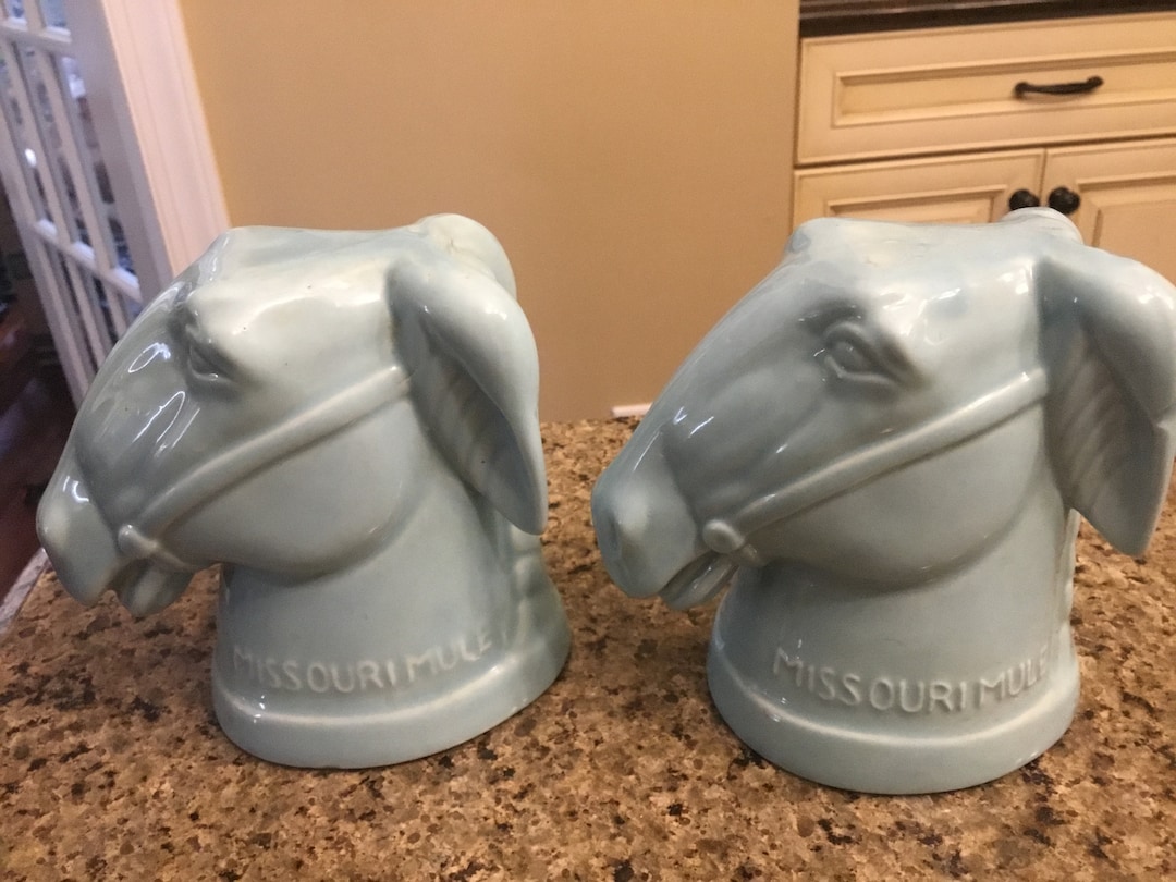 Vintage Mccoy - Missouri Mule - Pottery Coffee Mugs - Set of 2 - Etsy