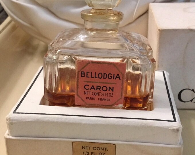 Vintage Bellodgia Caron Pure Parfum - Baccarat Crystal Bottle - Made in ...