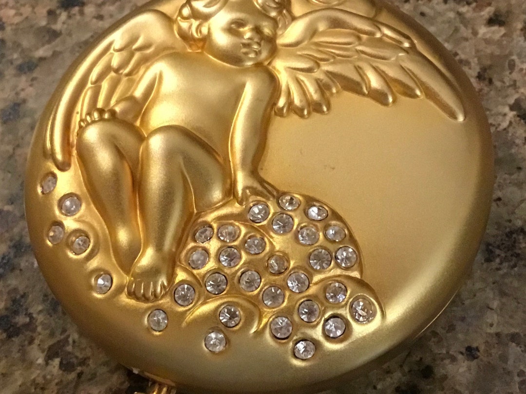 Vintage Estee Lauder Birthstone Angel Compact - September Cherub - 1990 ...