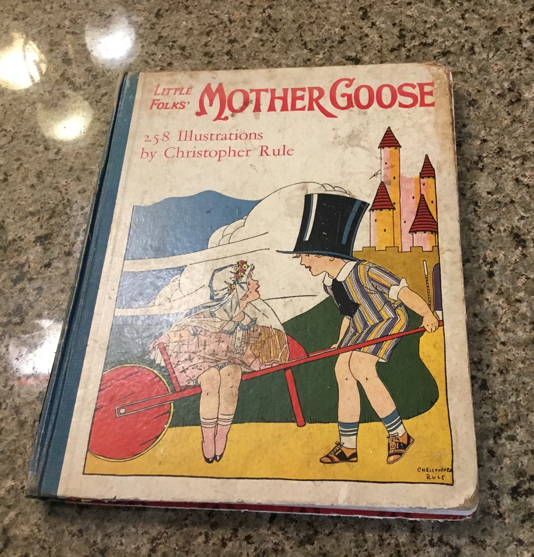 Mother Goose - Christopher Rule - Vintage Childs Illustrated Nursery ...