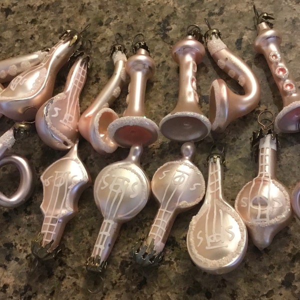 Pink Mercury Glass Ornaments - Etsy