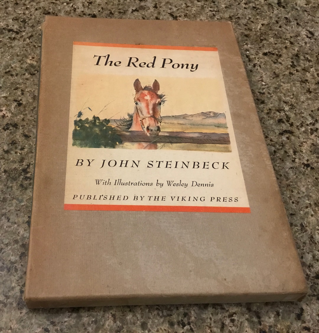 Vintage Steinbeck Book - "the Red Pony" by John Steinbeck - First ...