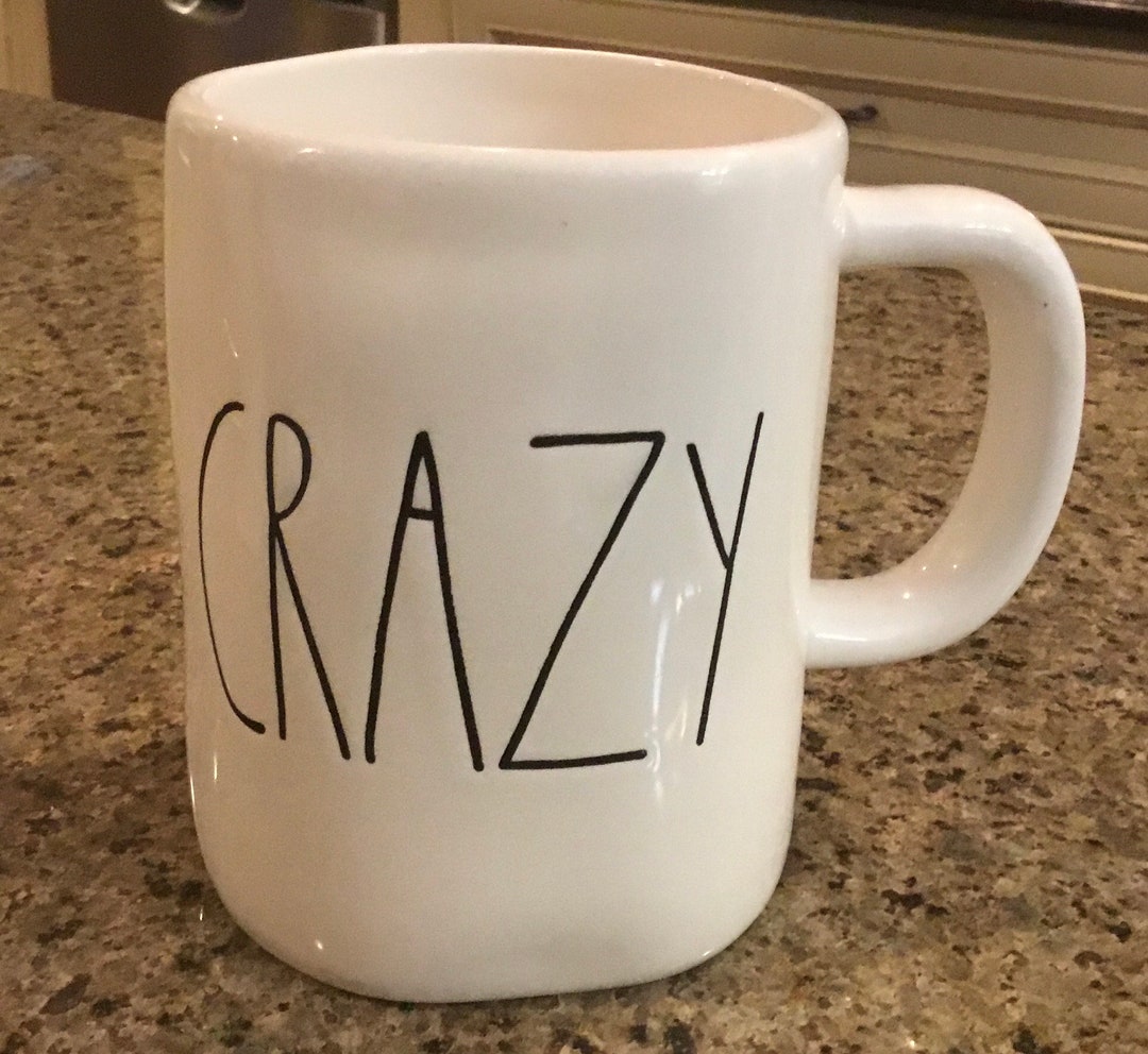 Rae Dunn Coffee Mug - CRAZY - Artisan Collection by Magenta - 18 Oz - Etsy