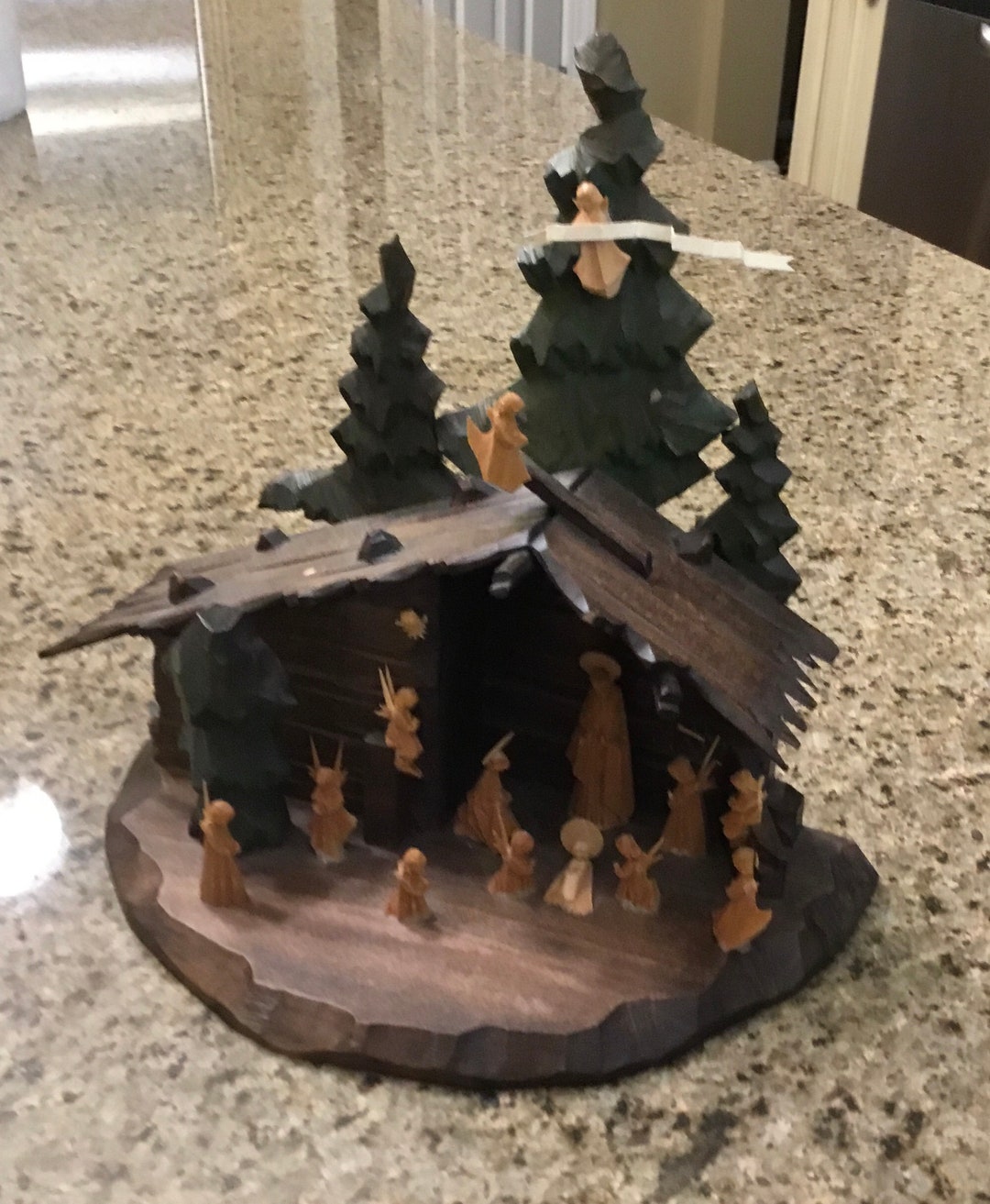 Black Forest Nativity Scene Music Box Vintage German Nativity From J A ...