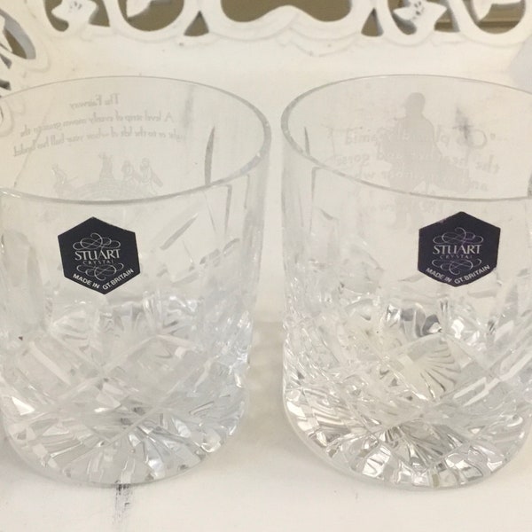 Scottish Crystal Whiskey Glasses - Etsy
