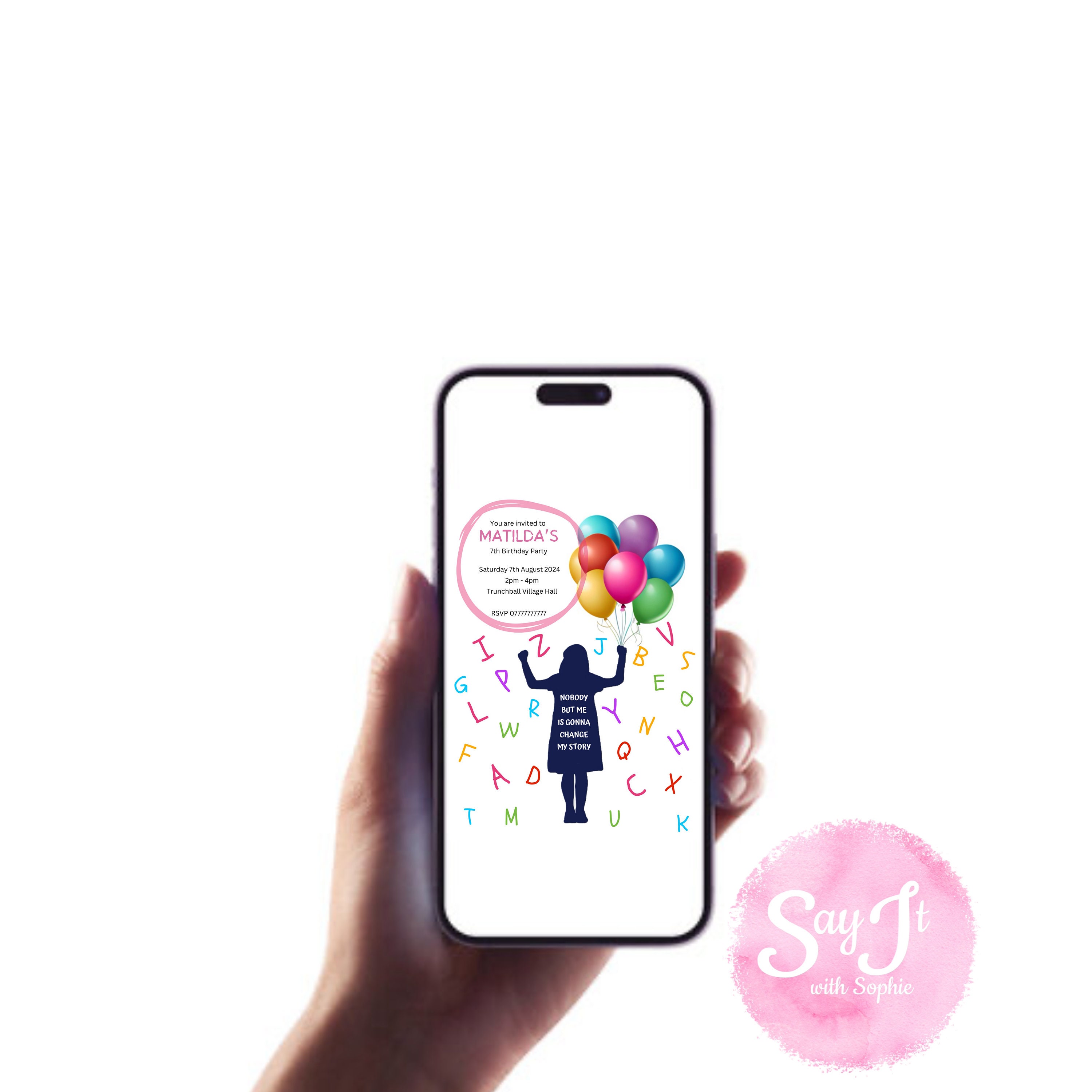 Matilda the Musical Theme Birthday Party Invitation - Etsy