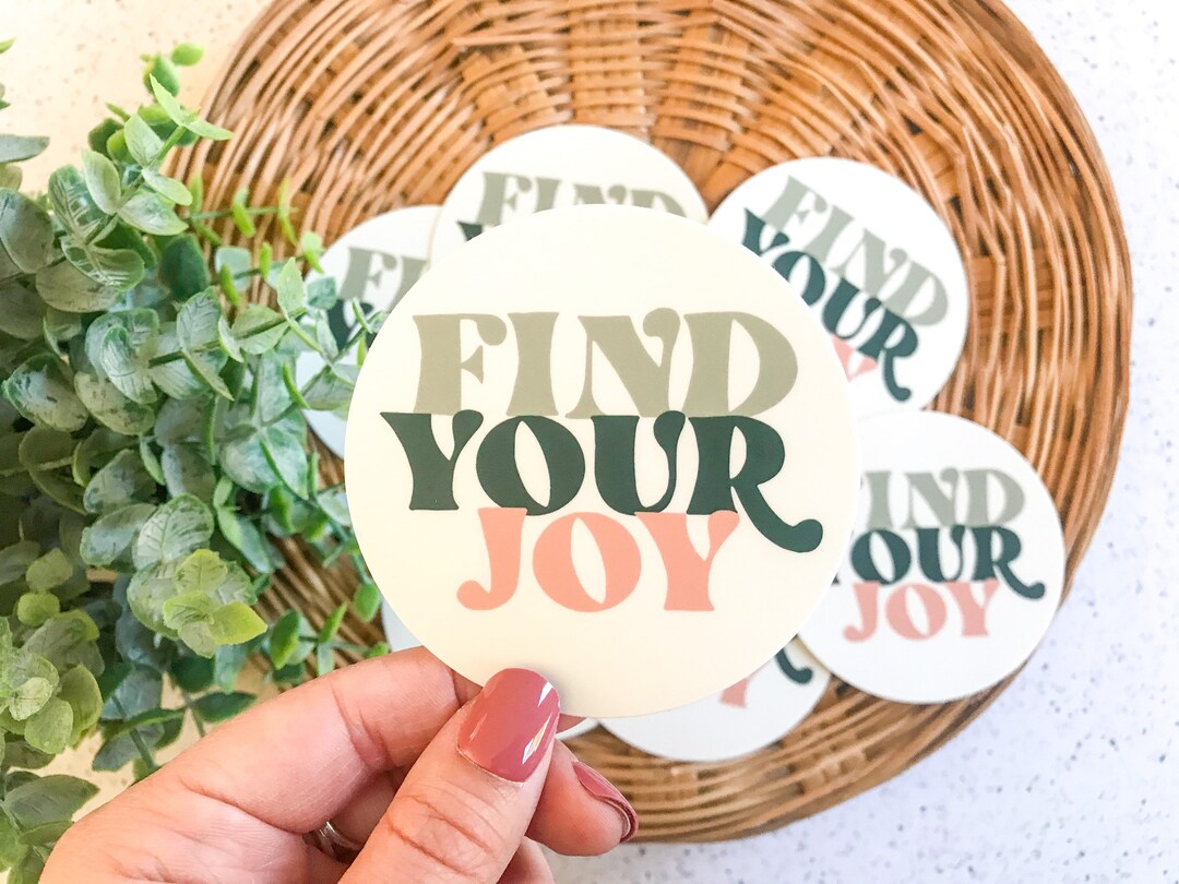 Find Your Joy Sticker / Decals / Stickers / Dorm Decor / Handmade ...