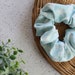 Swim Aqua Seashore Scrunchie / Bikini Material / Waterproof / Handmade ...