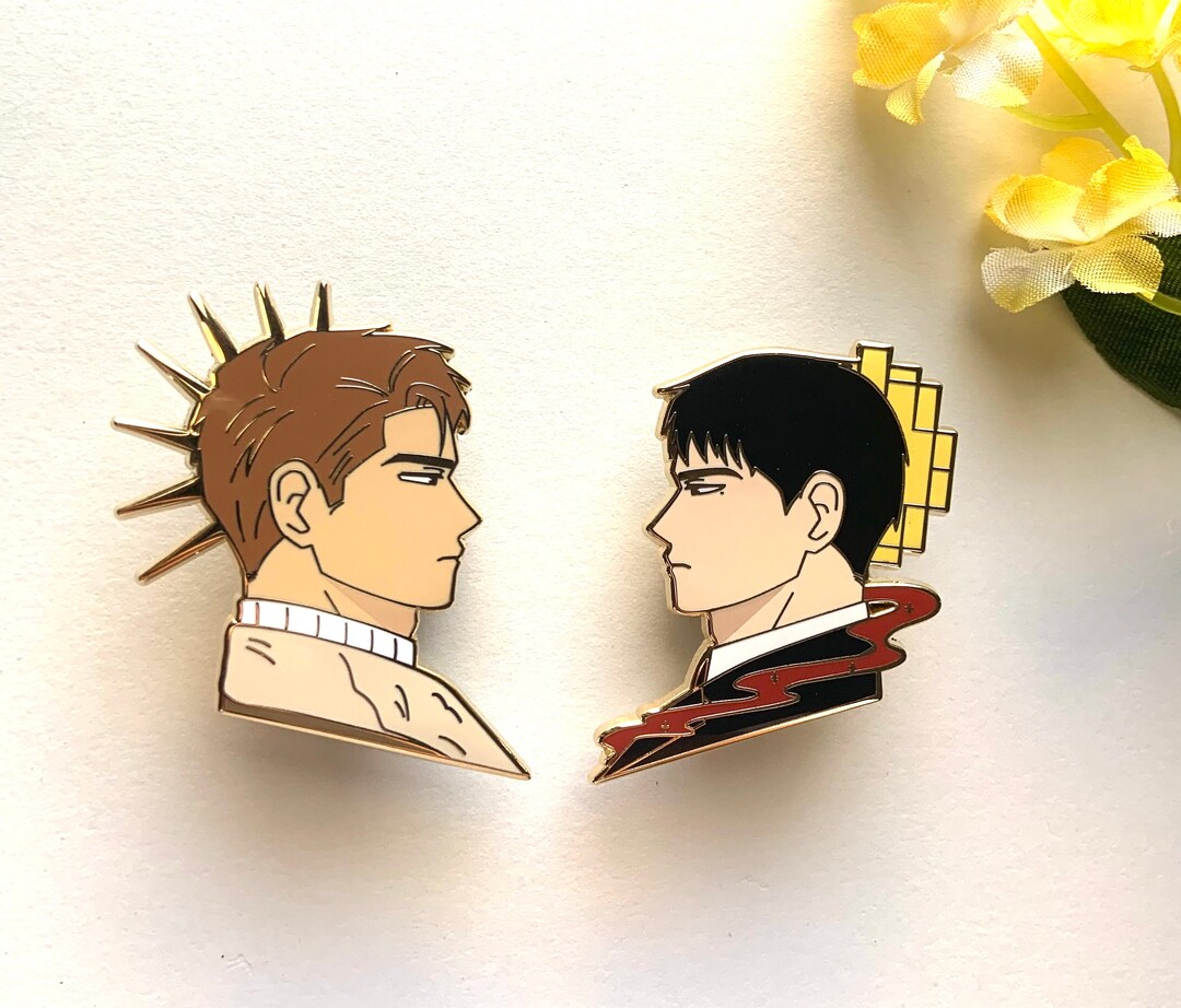 Film Boys Bust Pins // Yaoi Enamel Pin - Etsy