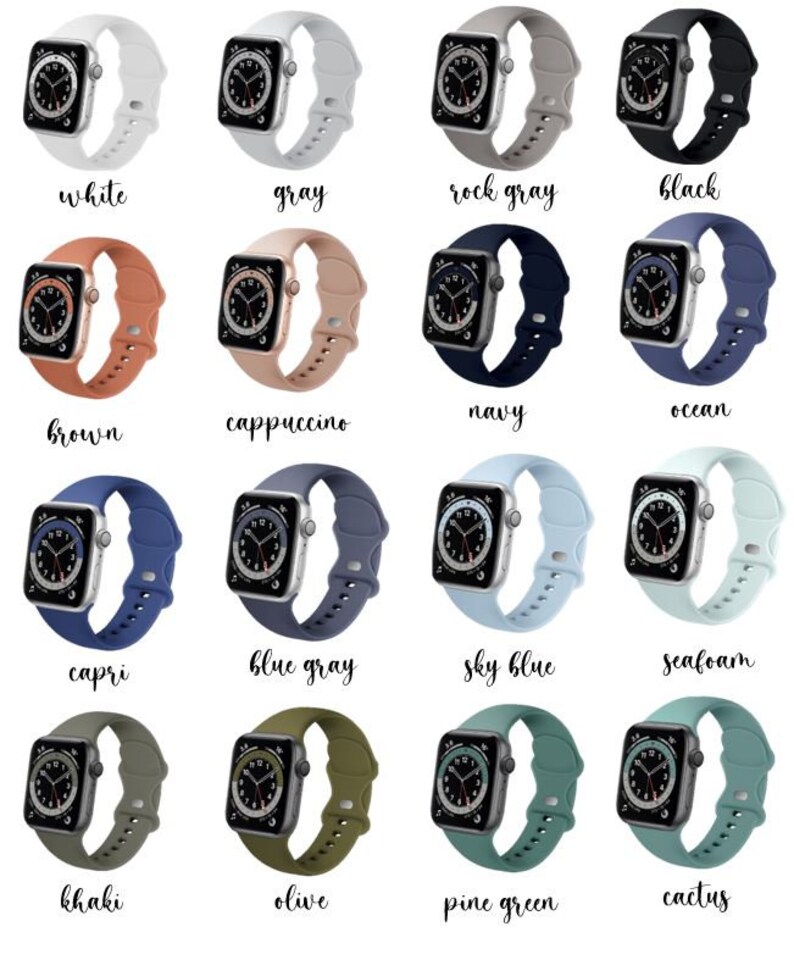 Personalized Laser Engraved Silicone Apple Watch Band Custom - Etsy