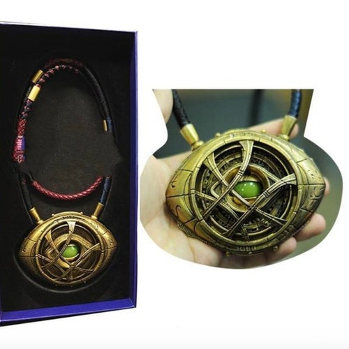 Dr Strange Eye of Agamotto Glow-in-the-dark Necklace Pendant - Etsy