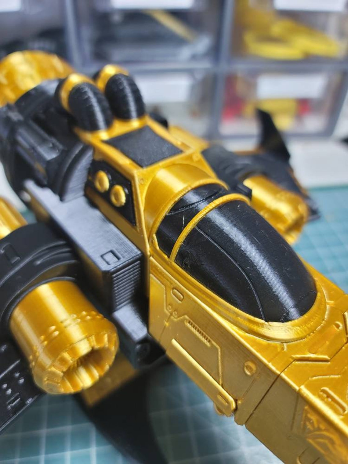 No Man's Sky Golden Vector Starship | Etsy
