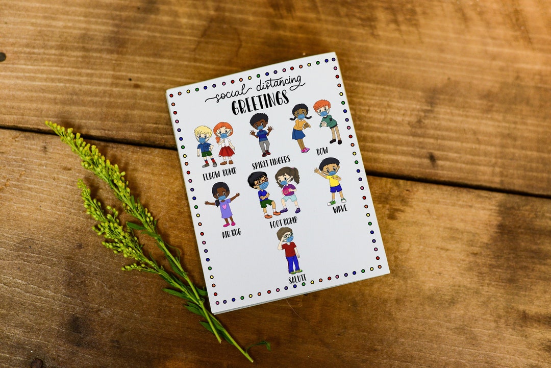 Printable Social Distancing Greetings Bundle, Motivational Poster ...