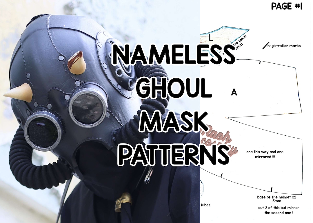 Impera Mask/nameless Ghoul Mask Patterns - Etsy