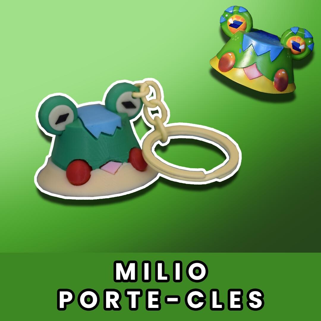 Milio Frog Keychain - Etsy UK