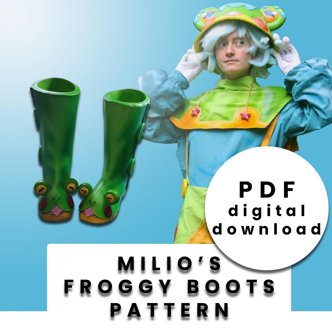 MILIO Frog Boots Pattern - Etsy