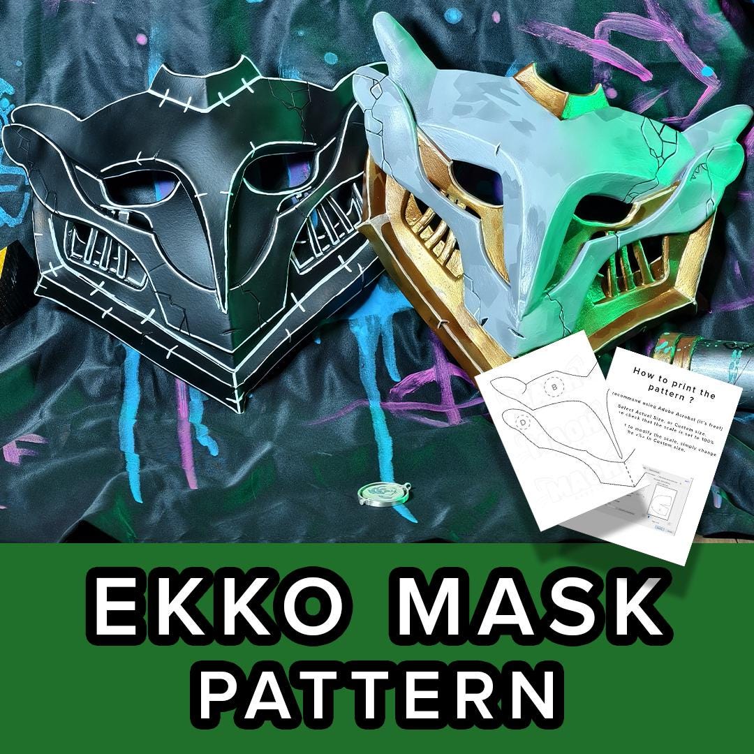 Ekko Mask Pattern - Etsy
