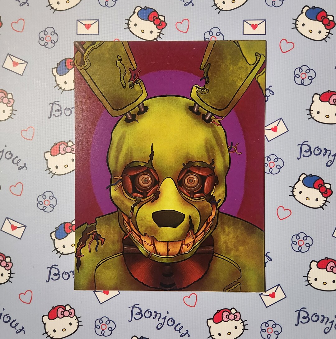 Spring Guy From Five Nights Print - Etsy