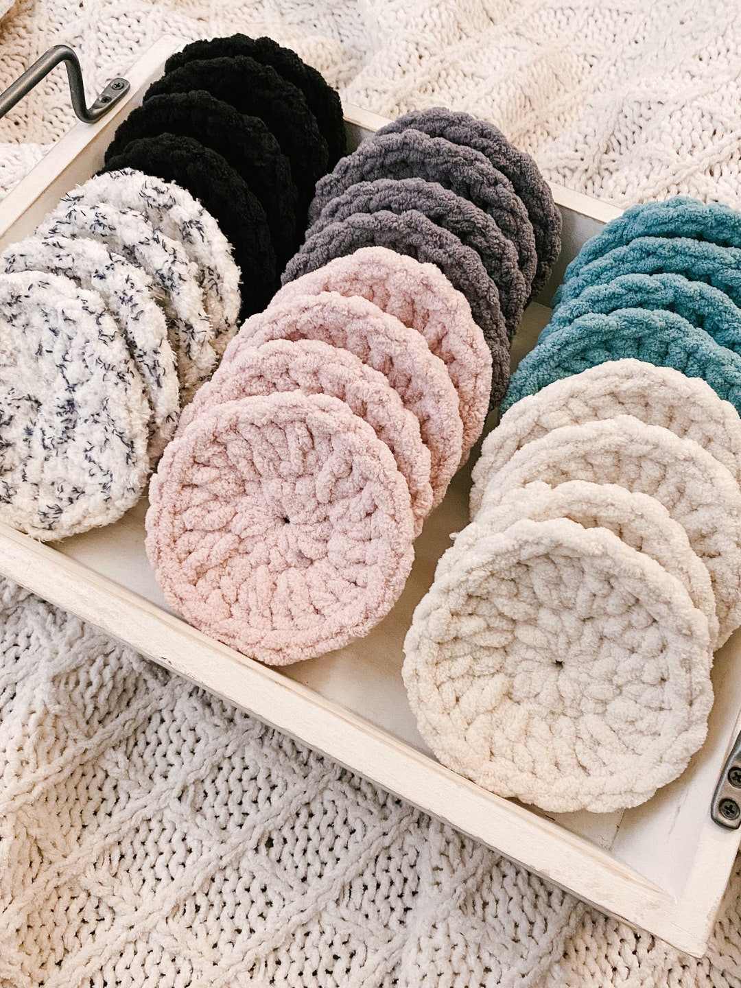 Eco Friendly Facial Rounds/face Scrubbies/facial Rounds/makeup Remover ...