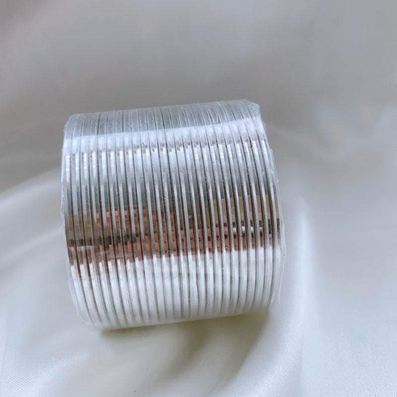 Silver Bangle - Etsy