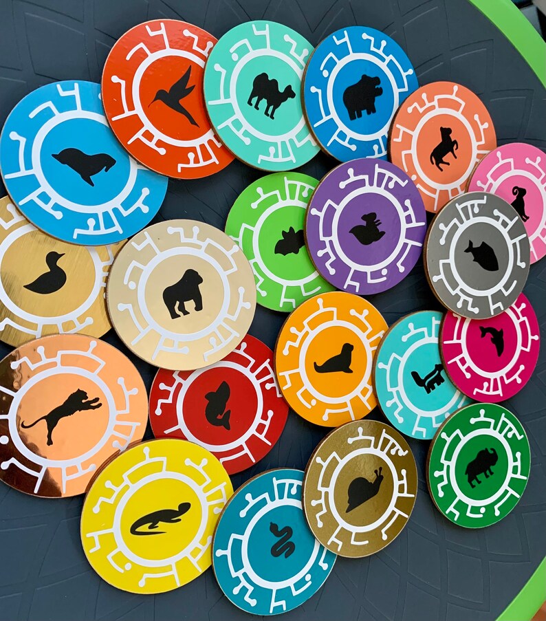 Wooden Creature Power Discs set pretend play toys PBS Kids | Etsy