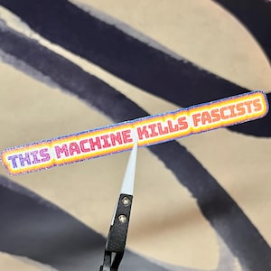 This Machine Kills Fascists Vinyl Sticker - Sparkle or Matte - 5” Long ...