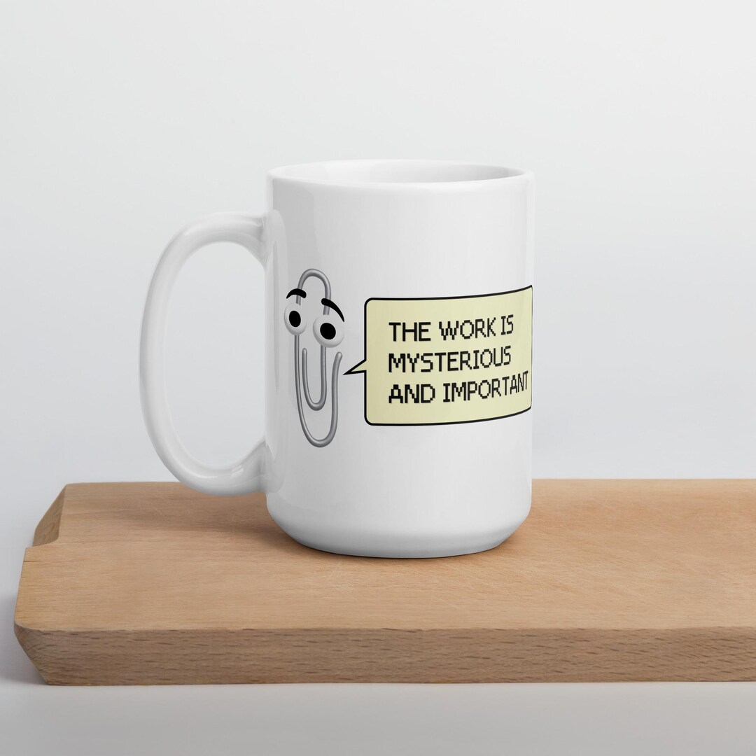 Paperclip Assistant Quote Mug - Mysterious & Important Gift - Etsy