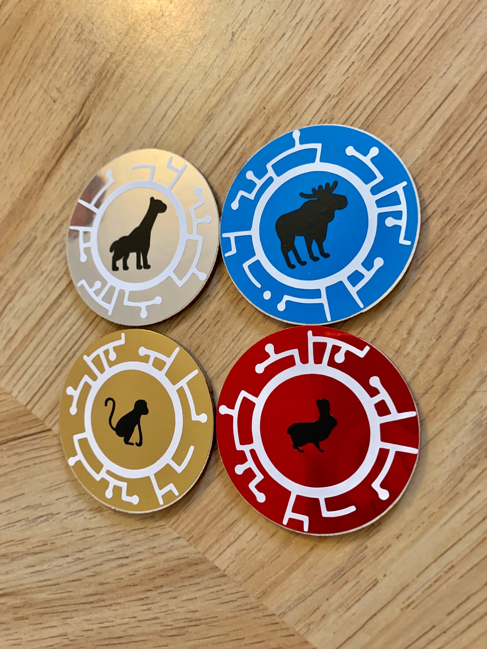 Wooden Creature Power Discs set pretend play toys PBS Kids | Etsy