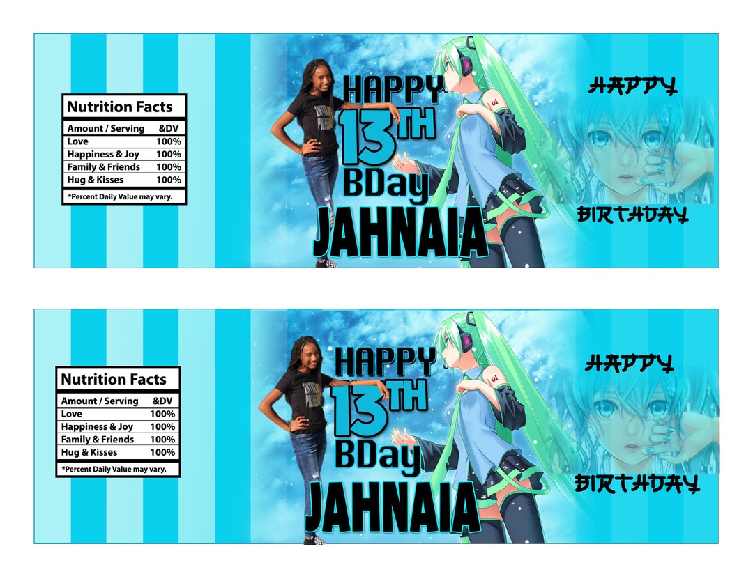 Pringle Wrapper Digital File - Anime - Etsy