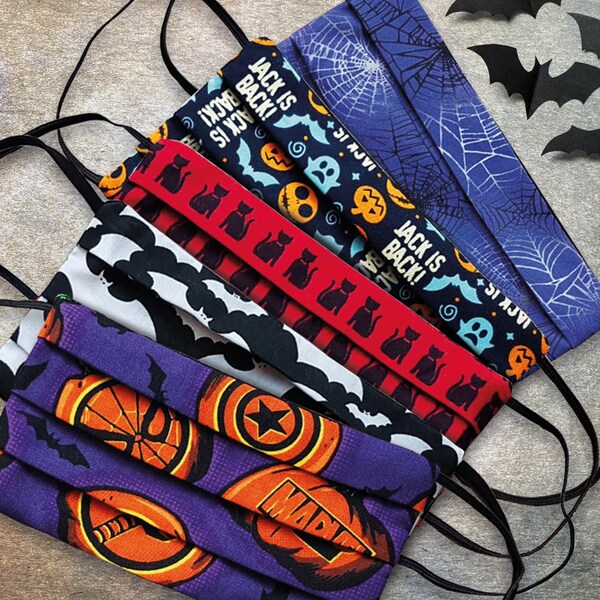 Halloween Face Mask - Etsy
