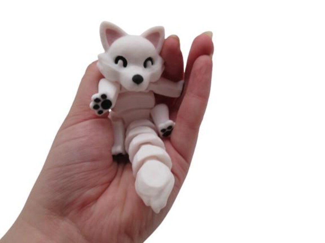 Arctic Fox - Elegant White Fox by Vera's Arts & Dice | 3D Printed Cute ...